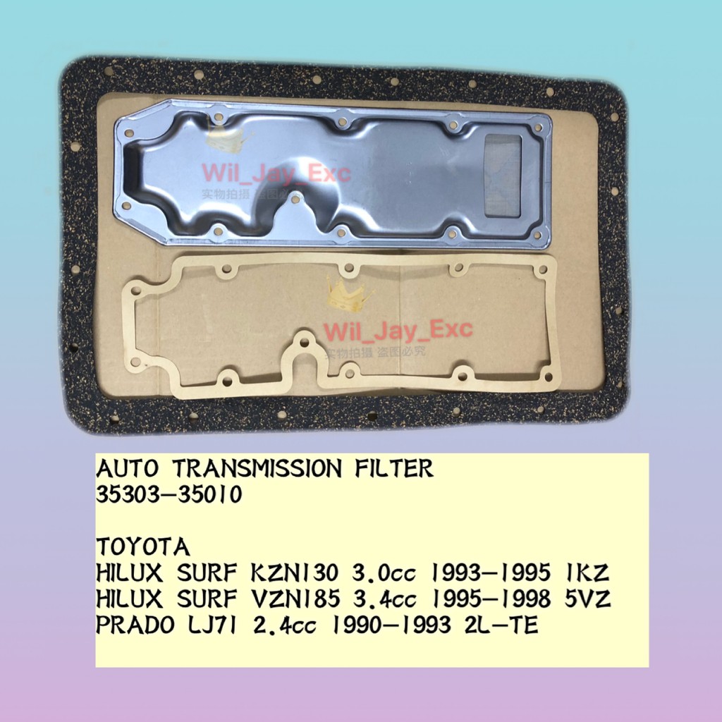 AUTO FILTER 35303-35010 TOYOTA HILUX SURF KZN130 3.0CC,VZN185 3.4CC, LN130 2.4cc,PRADO LJ71 2 ...