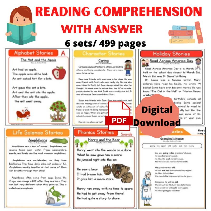 E28 Reading Comprehension (PDF) 6 sets 499 pages with answer ...