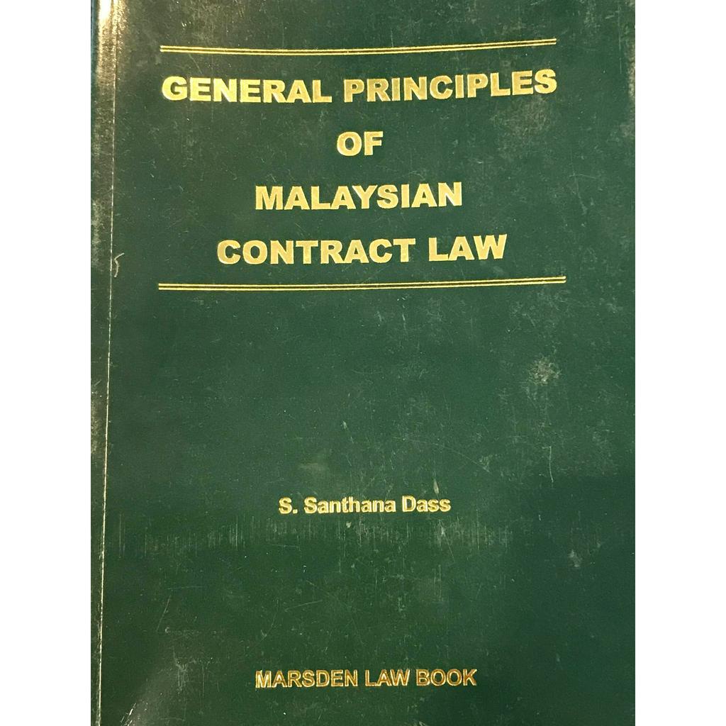 General Principles Of Malaysian Contract Law Shopee Malaysia