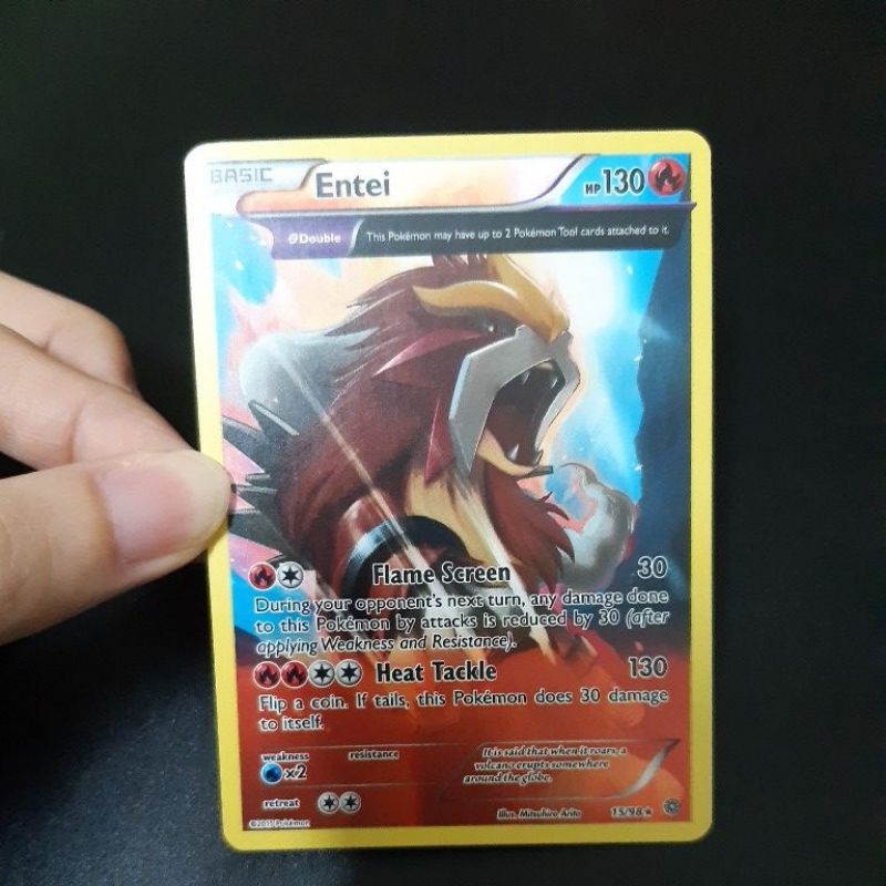 Pokemon Card TCG : Ancient Origins : Entei 15/98 (REVERSE HOLO RARE ...