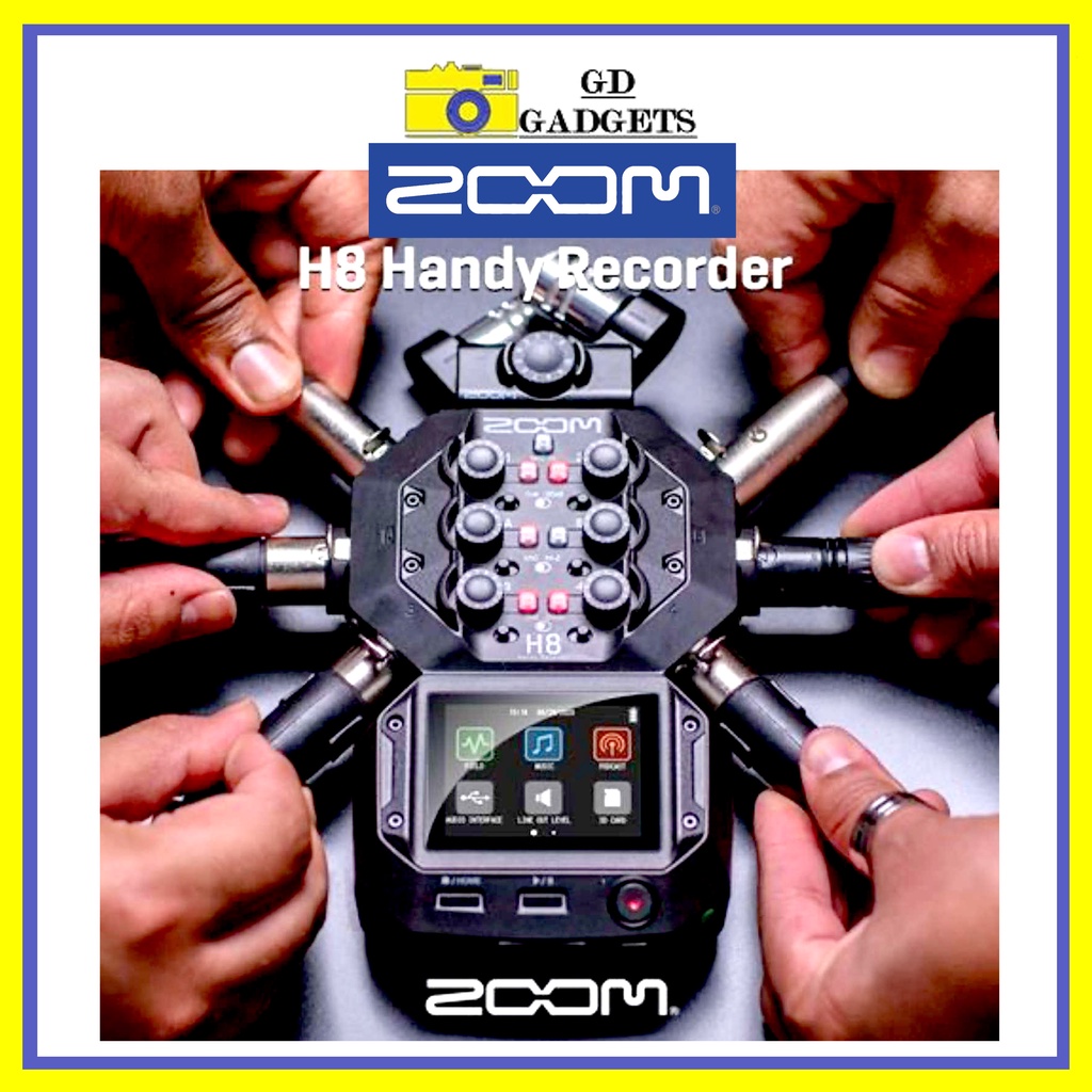 Zoom H8 / H 8 8-Input / 12-Track Portable Handy Recorder (DIGITAL VOICE ...
