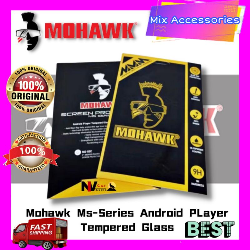 MOHAWK ANDROID TEMPERED GLASS BLUE-RAY PROTECTION 🔥ANTI SCRATCHE🔥ANTI ...