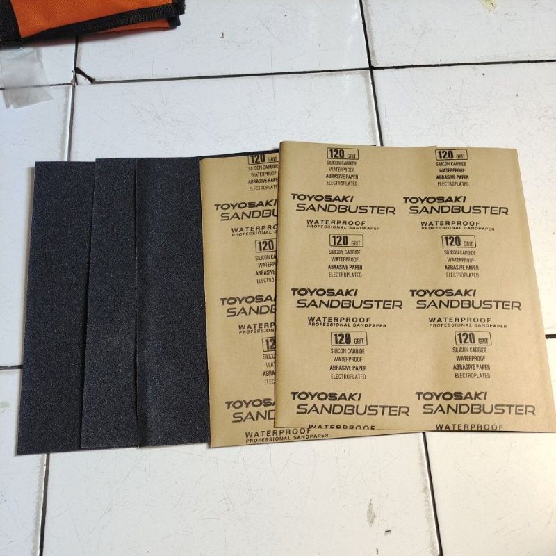 Toyosaki 120 grit duko sandpaper / Toyosaki 120 sandpaper sheet ...