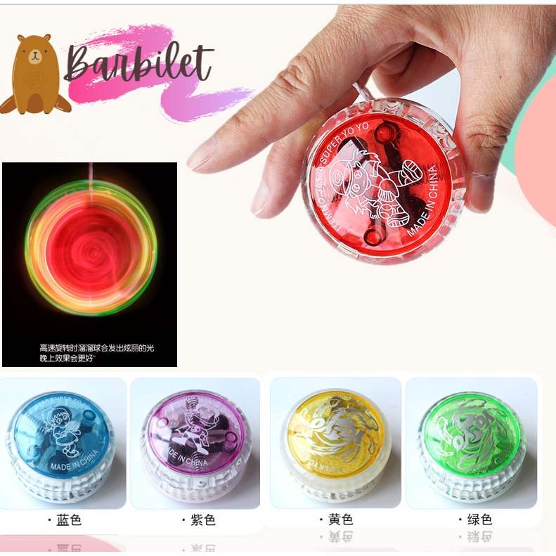 LED Light YoYo Toy | Luminous yoyo Kids String Control Creative Hobby ...