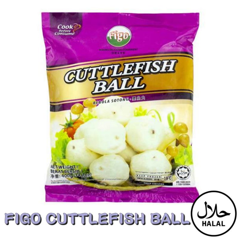 【HALAL】FIGO CUTTLEFISH BALL | 墨鱼丸 | 400G | Shopee Malaysia