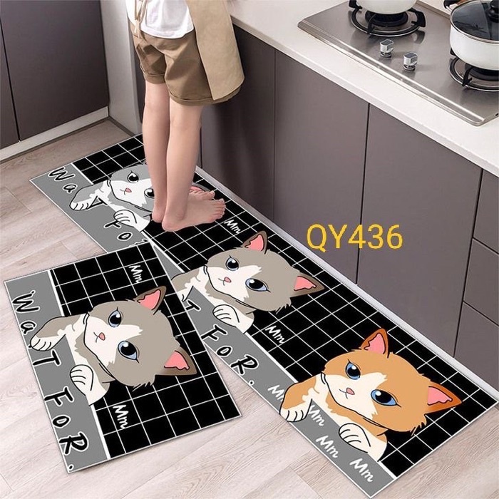 🔥Ready Stock🇲🇾🔥 Kitchen Floor Mat Absorbent Carpet Mats ...