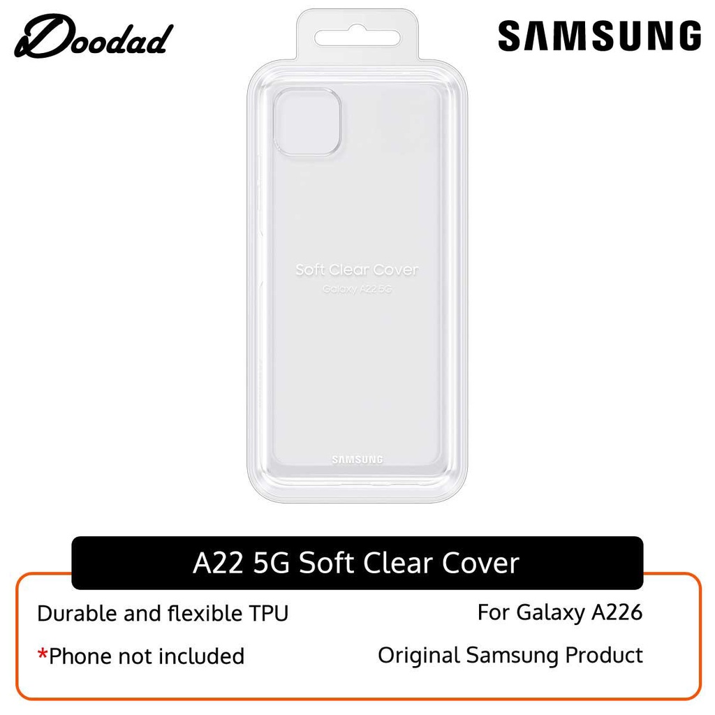 Original Samsung Galaxy A22 5G Soft Clear Cover Transparent (EF ...