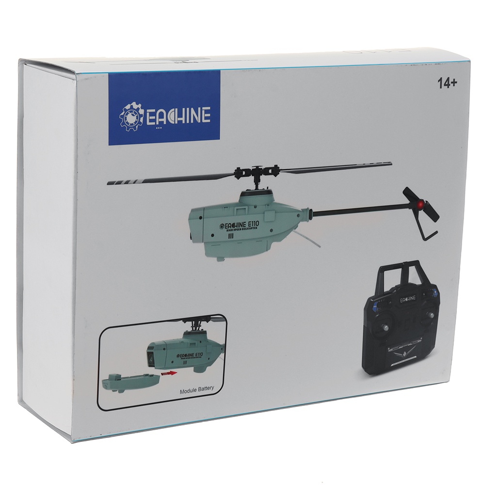 Eachine E110 2.4G 4CH 6-Axis Gyro 720P Camera Optical Flow Localization ...