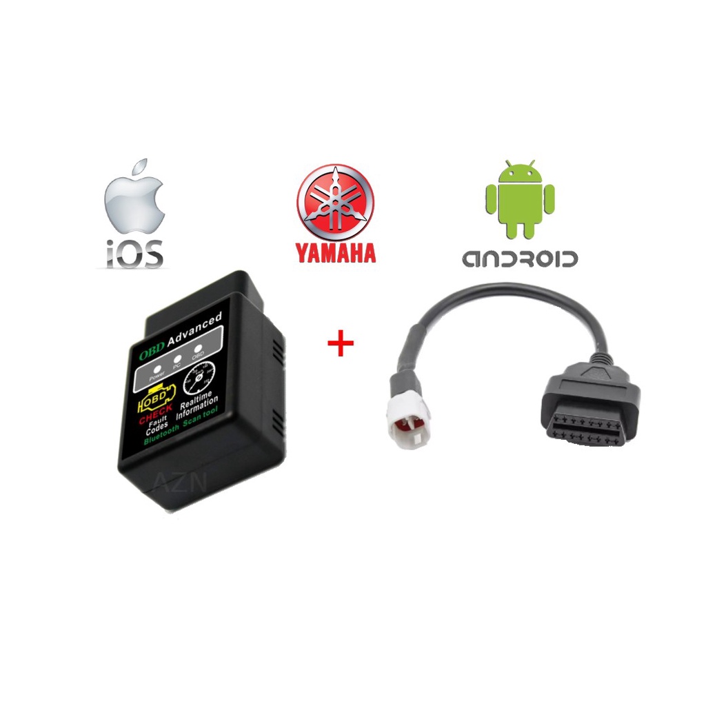 Yamaha Y15 V2, Y16, MT15 Ecu Scanner Reset Engine light Obd2 Scanner ...