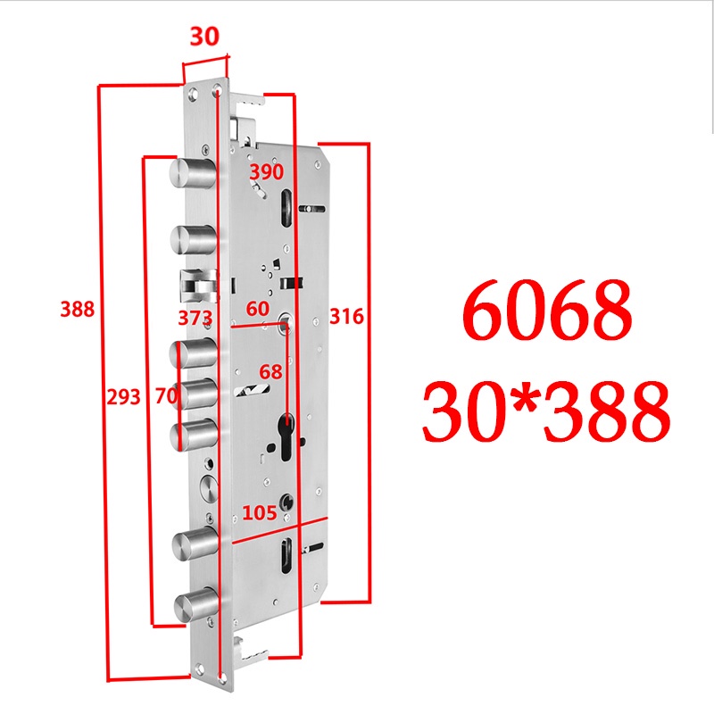 6068 7068 7568 24 240 30 240 30 388 40 388 steel security door lock ...