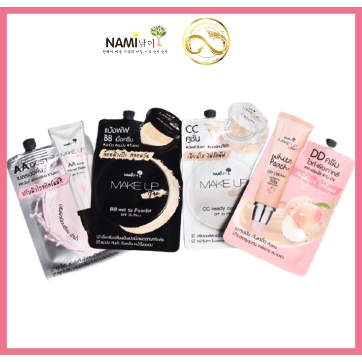 (1pack) Nami Envelope CC Cuhion AA Base Foundation BB Black Sachet ...