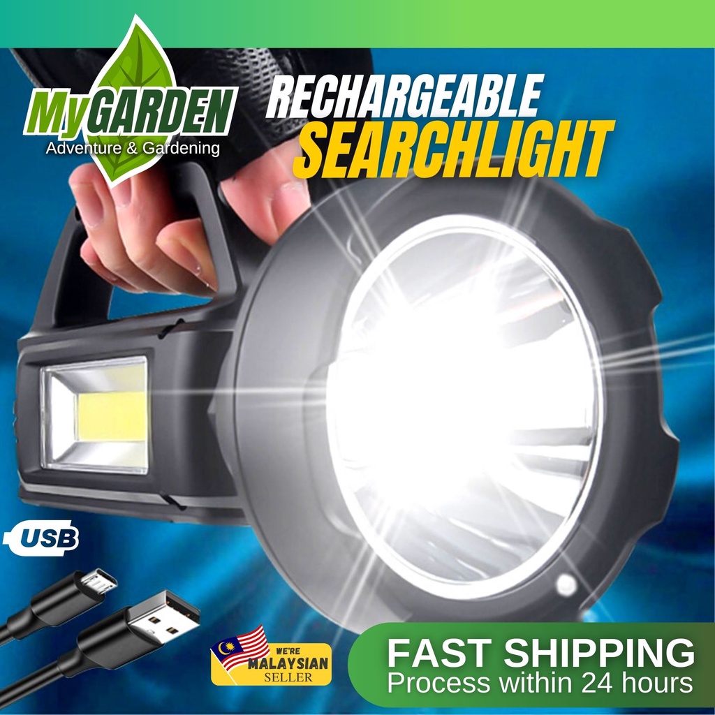 YD-899 Super Bright LED Searchlight Outdoor Spotlight Rechargeable ...