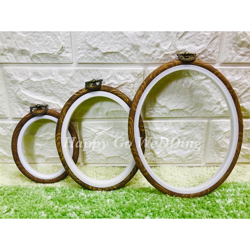 Ram Sulam Plastic OVAL Shape/ Embroidery Hoop Resin/ Imitation Wood ...