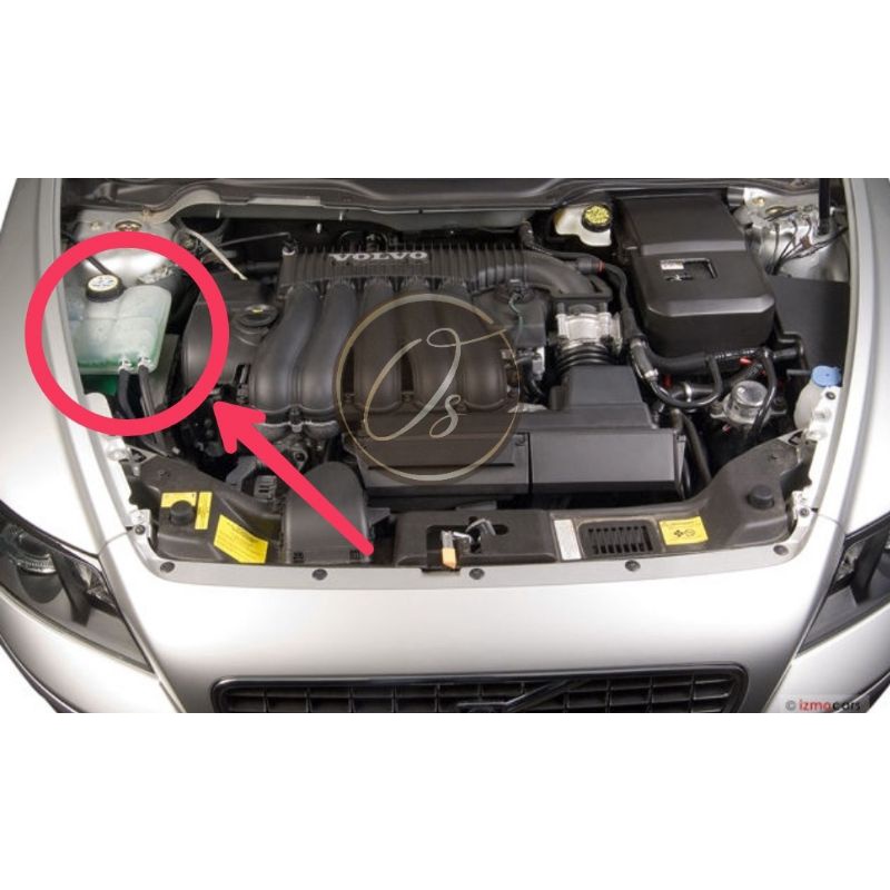 Volvo S40 C30 V50 Spare Tank Spare Water Tank Radiator Overflow Coolant ...