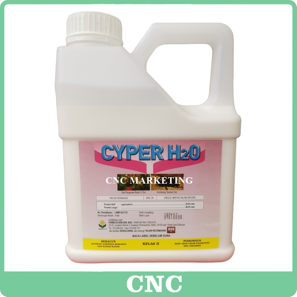 4L Cyper H20 Farmcochem Cypermethrin 20% Insecticide Racun Serangga ...
