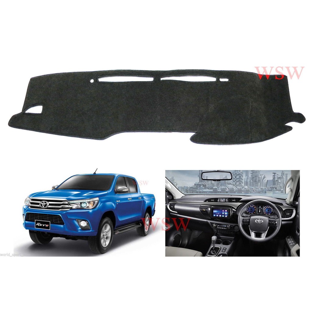 (1pc) Car Front Console Mat TOYOTA REVO Year 2015 2016 2017 2018 2019 ...