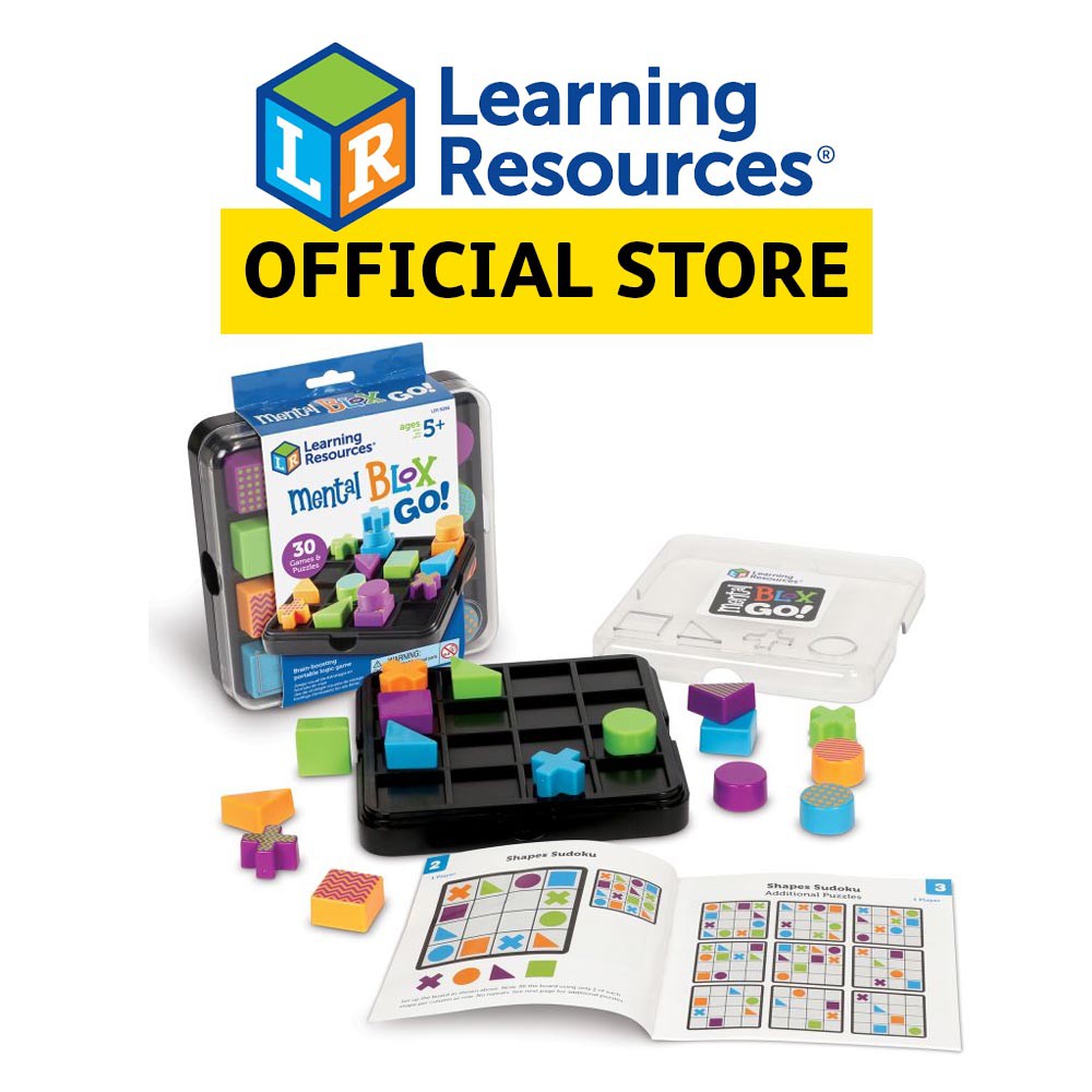 Learning Resources Mental Blox Go Critical Thinking Game For Travel ...