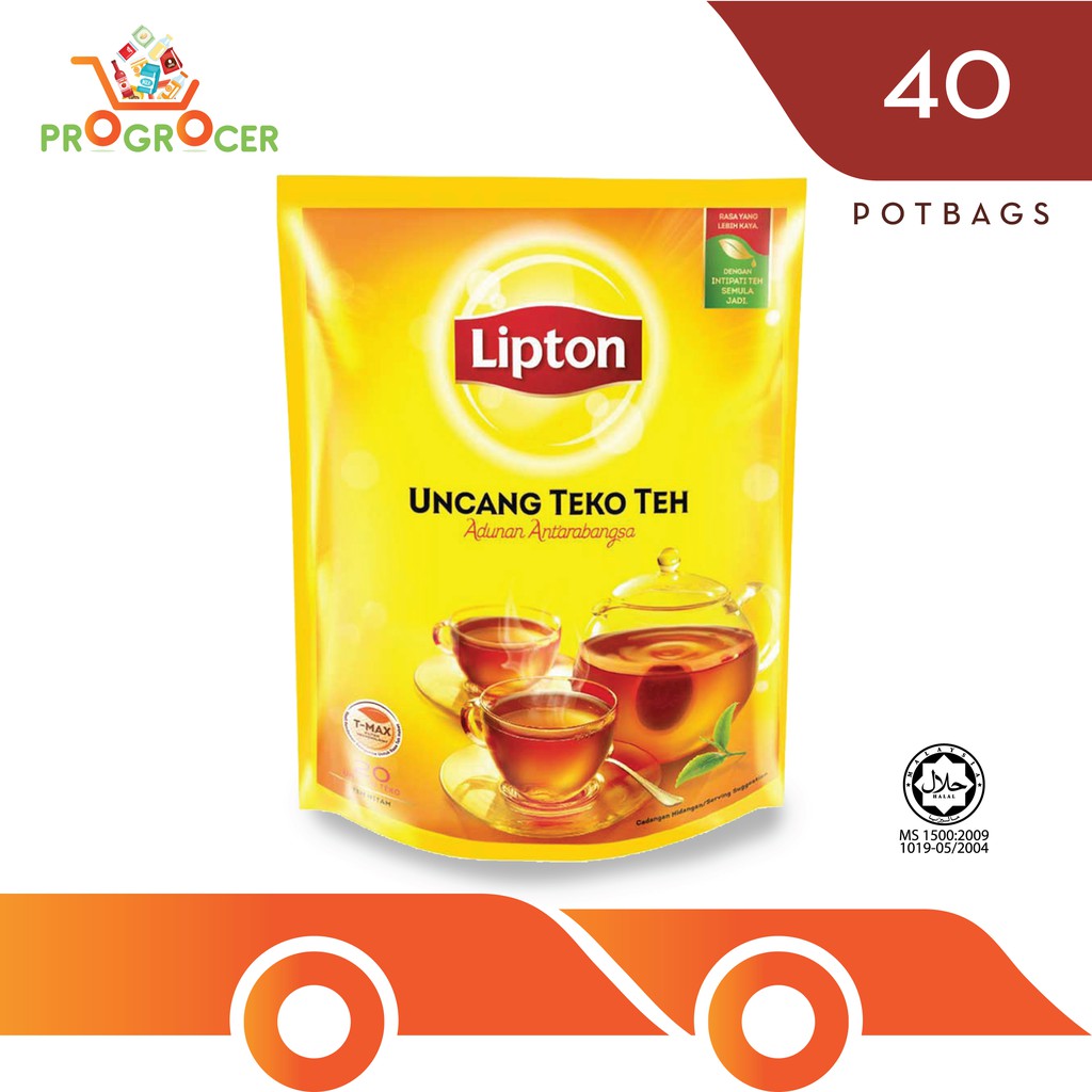 Lipton Yellow Label Pot bags 40*2g | Shopee Malaysia
