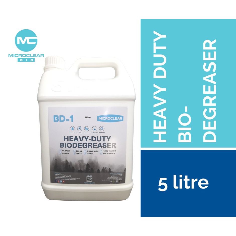 Microclear Heavy Duty Bio-Degreaser (5Litre) | Shopee Malaysia