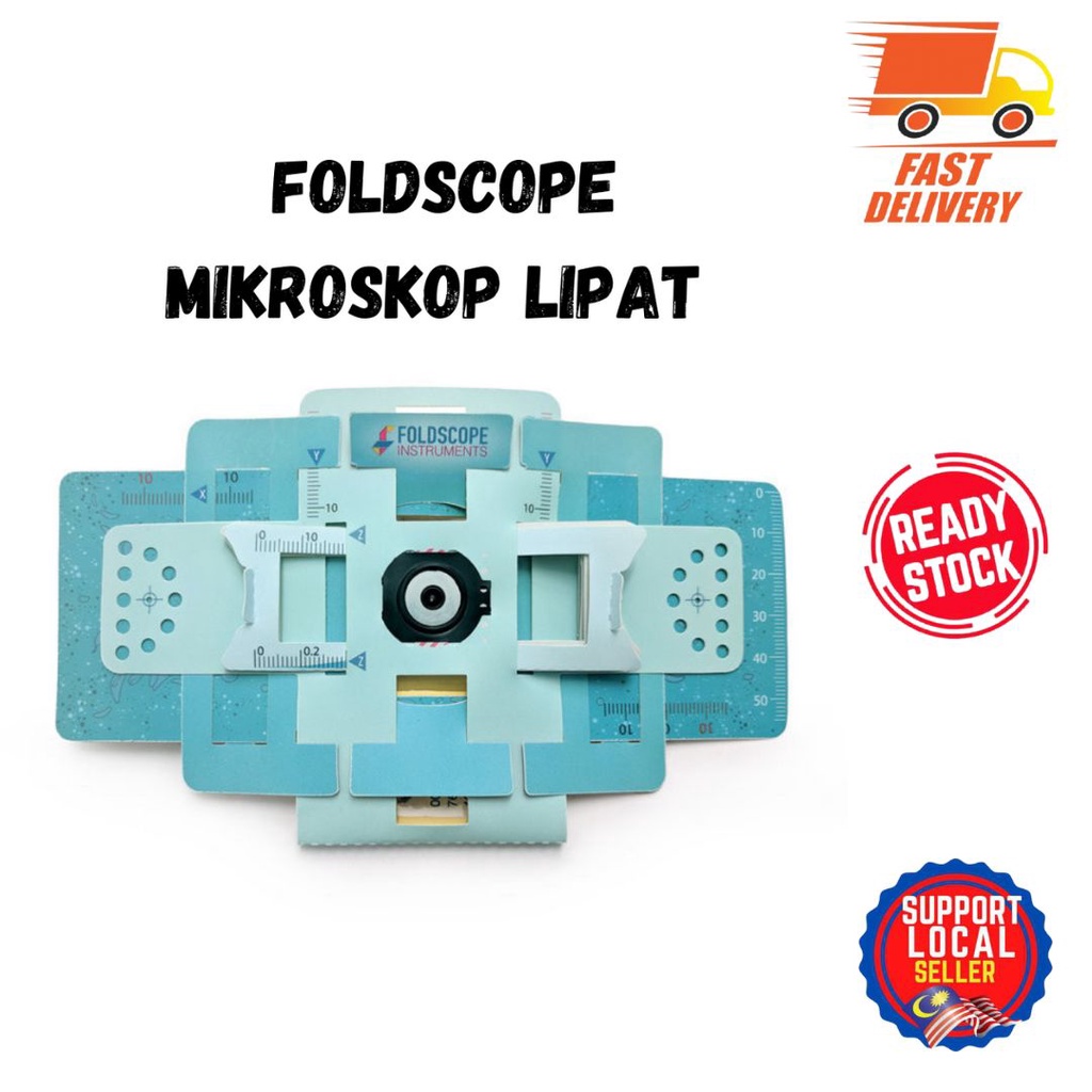 Origami Mikroskop Lipat Foldscope (Microscope Paper Kit) | Shopee Malaysia