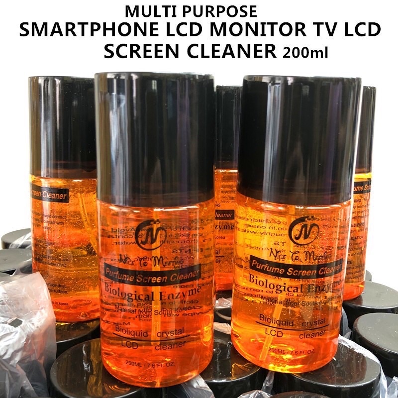 PURFUME SCREEN CLEANER BIOLOGICAL ENZYME. LED/LCD MONITOR TV SCREEN ...