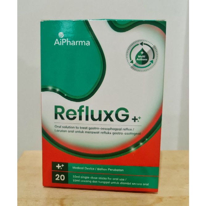 AiPharma RefluxG+ Multi Action Sachet 10ml x 20s , Exp:12/2022 , Reflux ...