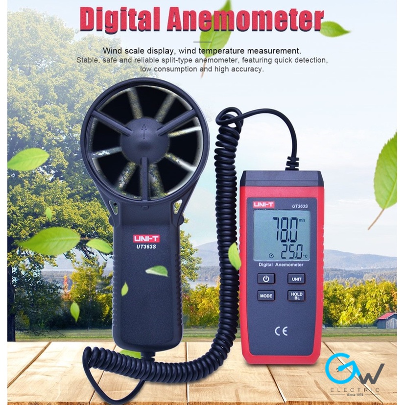 Uni-T UT363S Digital Anemometer | Shopee Malaysia