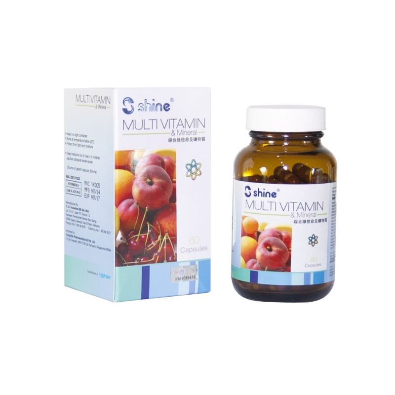 Shine Multivitamin & Mineral 60's | Shopee Malaysia