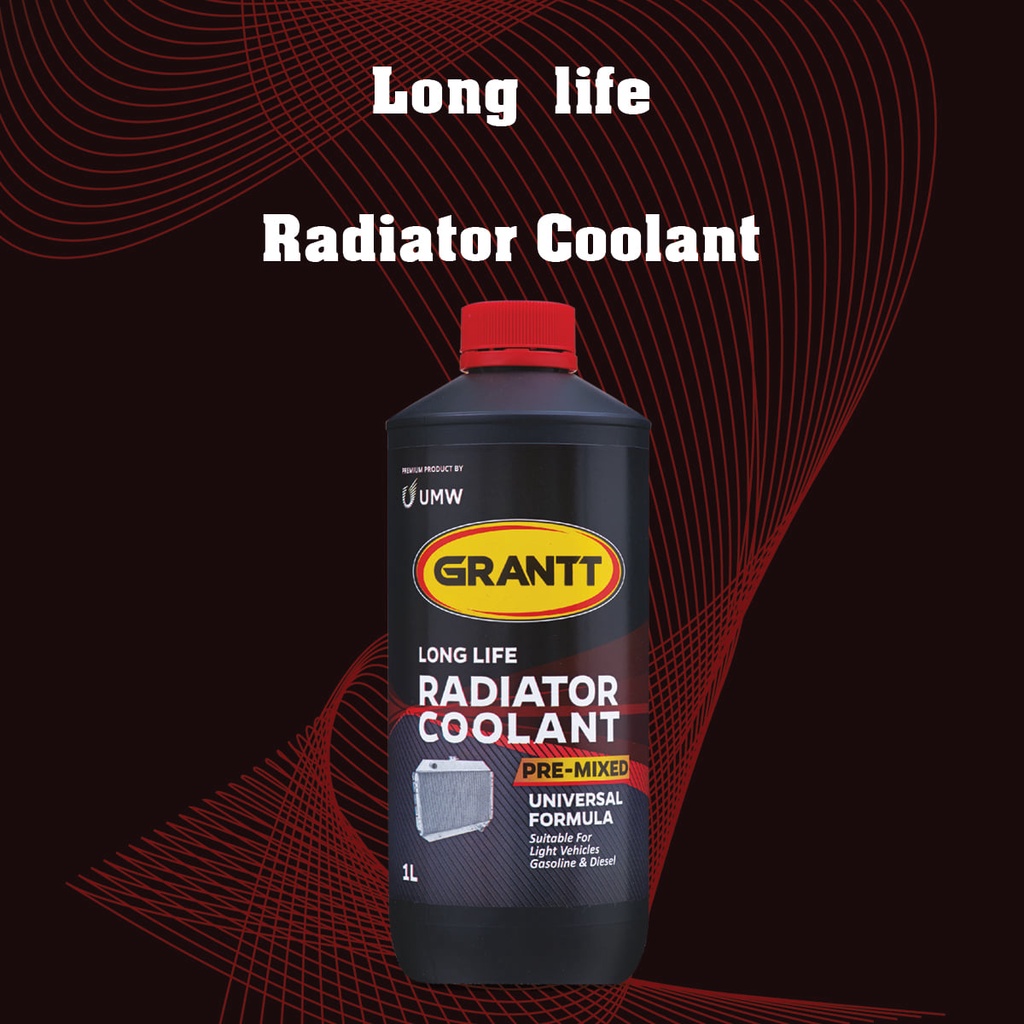 UMW GRANTT PREMIX RADIATOR COOLANT RED 1L LONG LIFE RADIATOR COOLANT PRE-MIXED | Shopee Malaysia