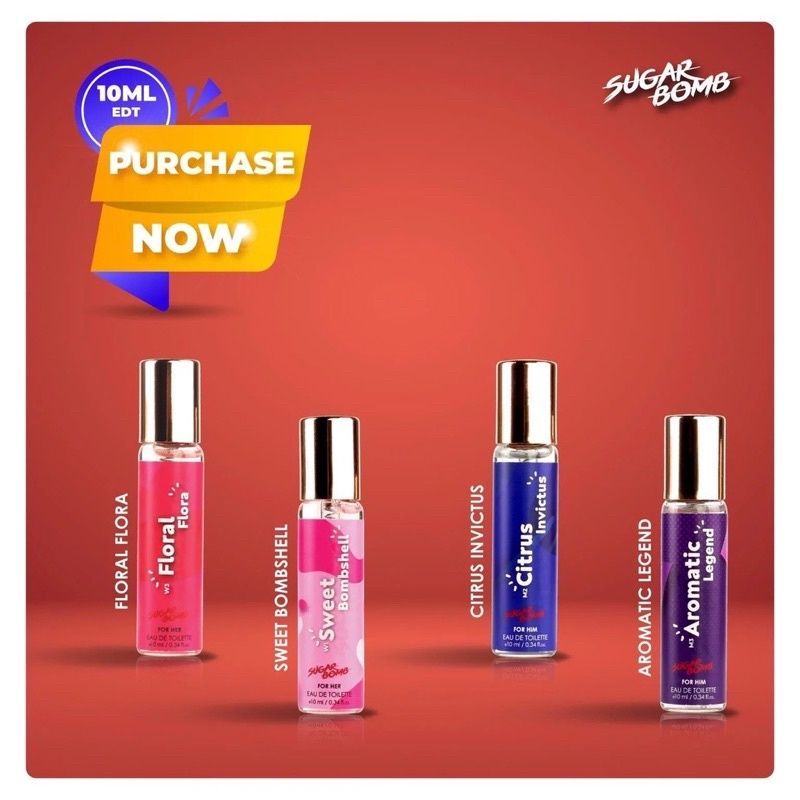 SUGARBOMB PERFUME 10ml 🔥ORIGINAL HQ SWEET SCNDALOUS / SWEET BMBSHELL ...