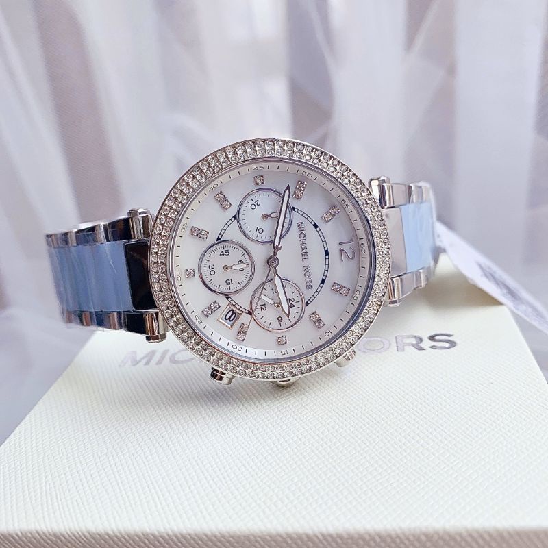 Original MK6138 Ladies Quartz Wrist MK Watch Multifunction | Shopee ...
