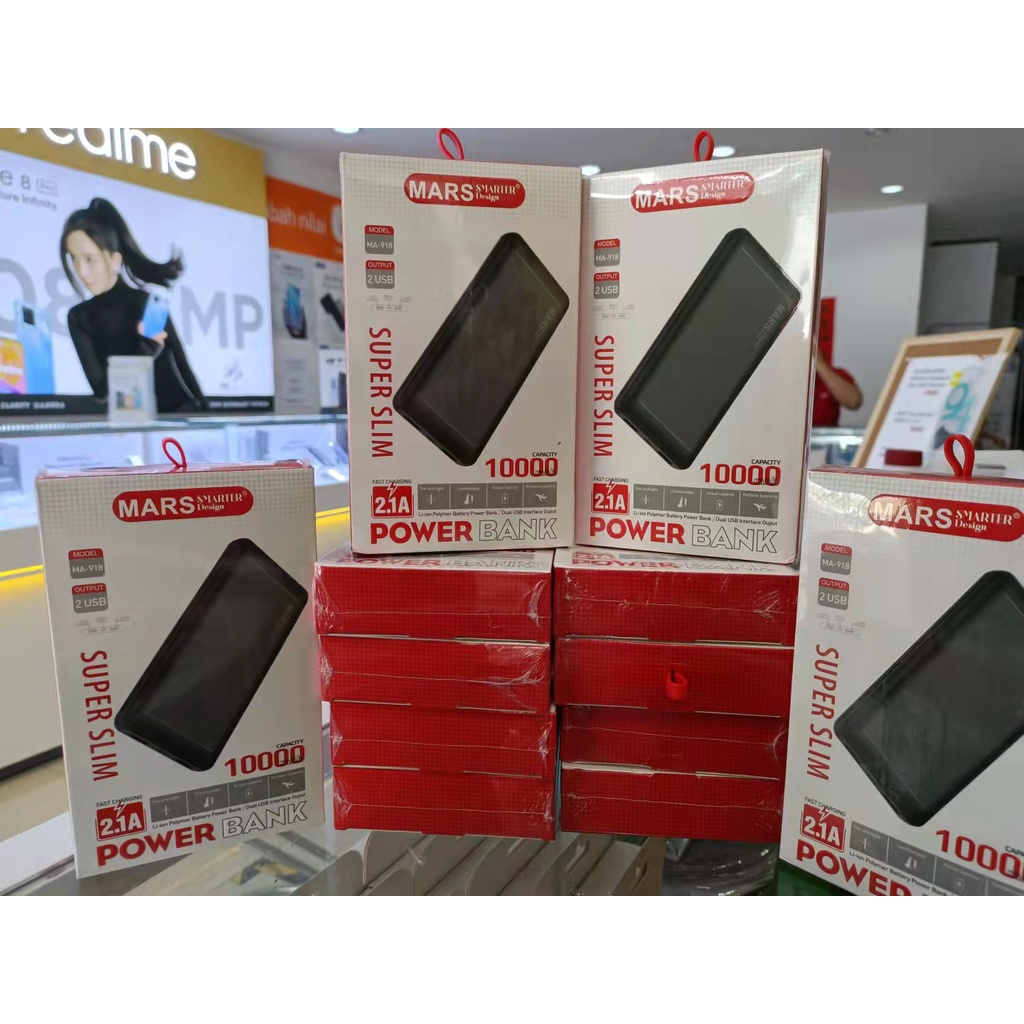 *Ready Stock* ORIGINAL Mars MA-918 10000mAh Power Bank | Shopee Malaysia