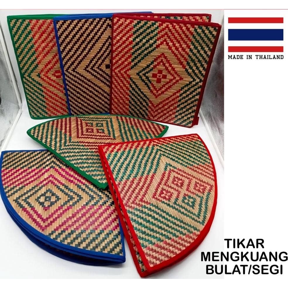 TIKAR Bulat/Segi Empat SAPRA /SPRAH/TIKAR MENGKUANG LAPIK HIDANG/ TIKAR ...