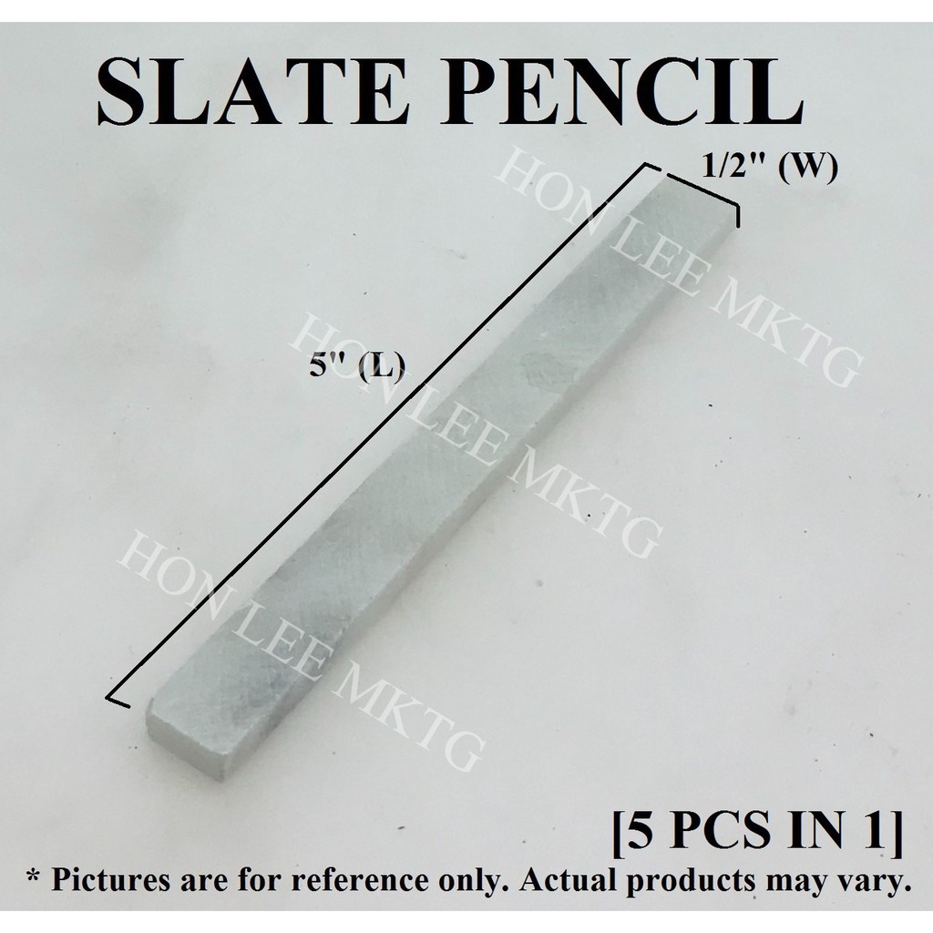 (*READY STOCK*) [5 PCS] 1/2" X 5" SLATE PENCIL | Shopee Malaysia