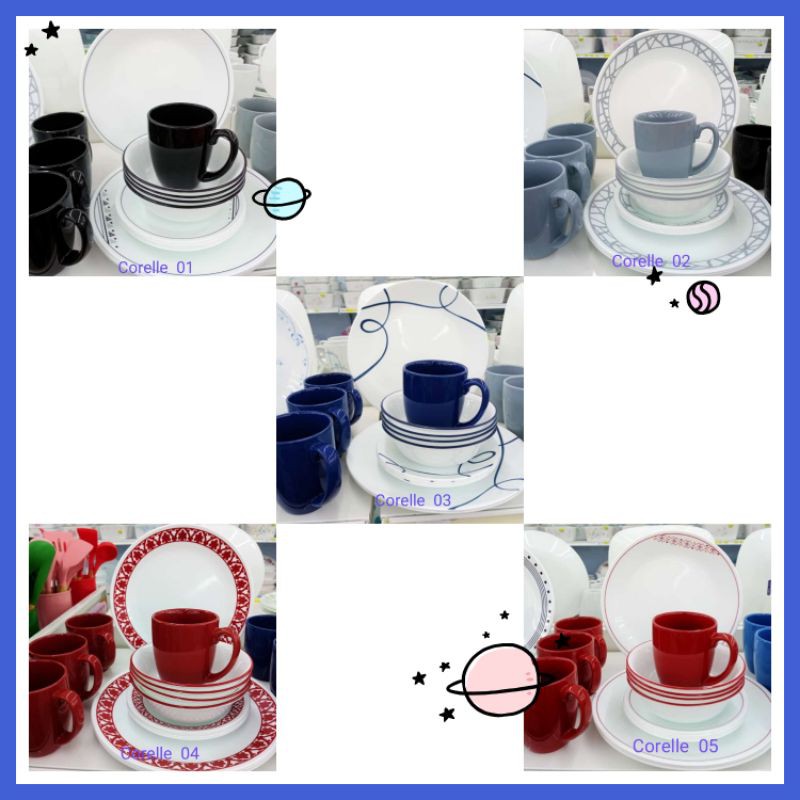 🔥Hot offer 🔥Corelle livingware 16pcs 🔥New Design 🔥 | Shopee Malaysia