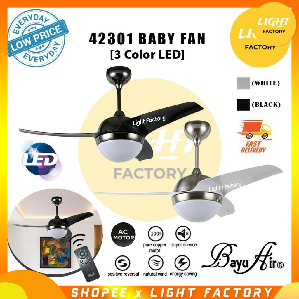 Bayu Air Modern 42'' 3 Blades Baby Fan Baby Ceiling Fan with 3 Colour ...