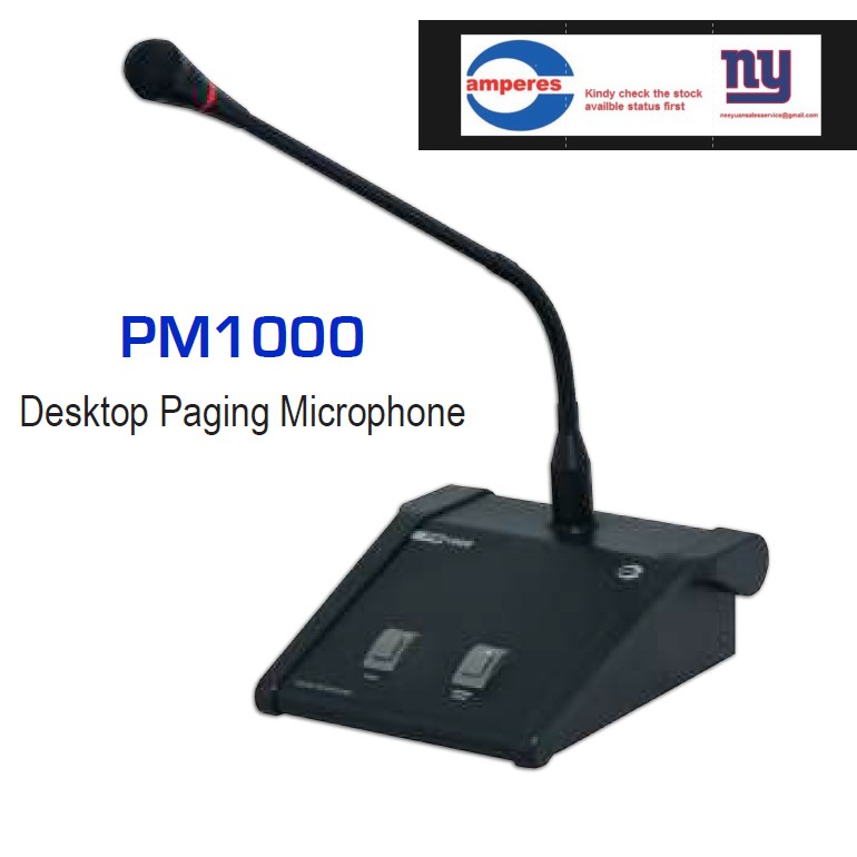 Amperes PM1000 , Desktop Paging Mic | Shopee Malaysia