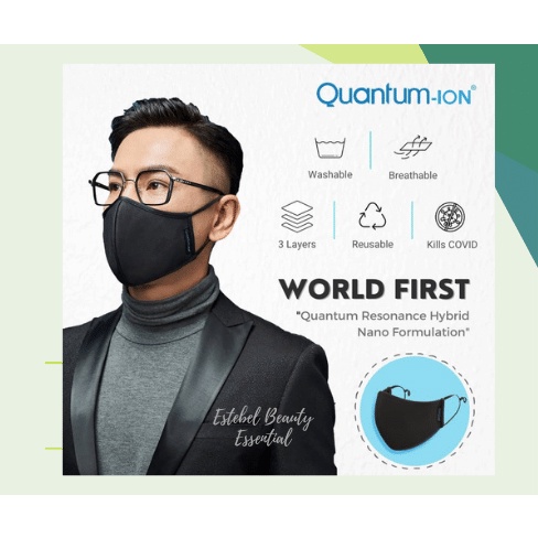 Quantum Ion Mask (3-Ply) Resonance Antibacterial Mask Adult Version ...