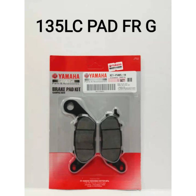 135LC YAMAHA FRONT DISC PAD (ORIGINAL) | Shopee Malaysia