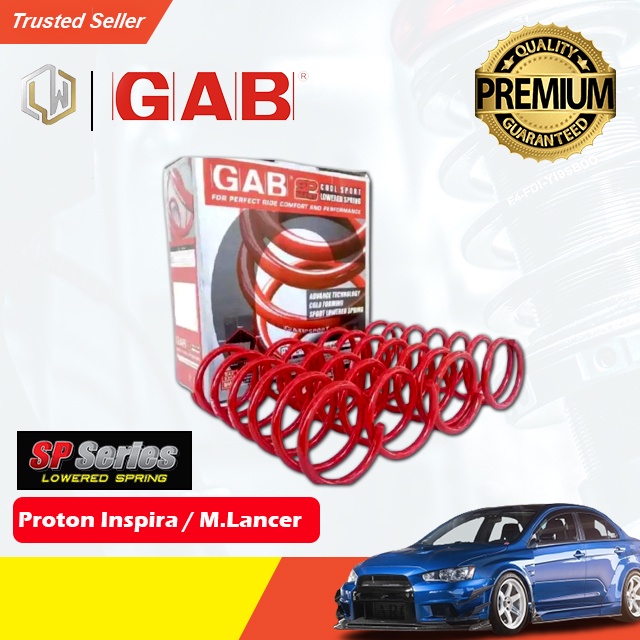 Proton Inspira 1.8 2.0 / Mitsubishi Lancer GT - Gab SP Series Lowered ...