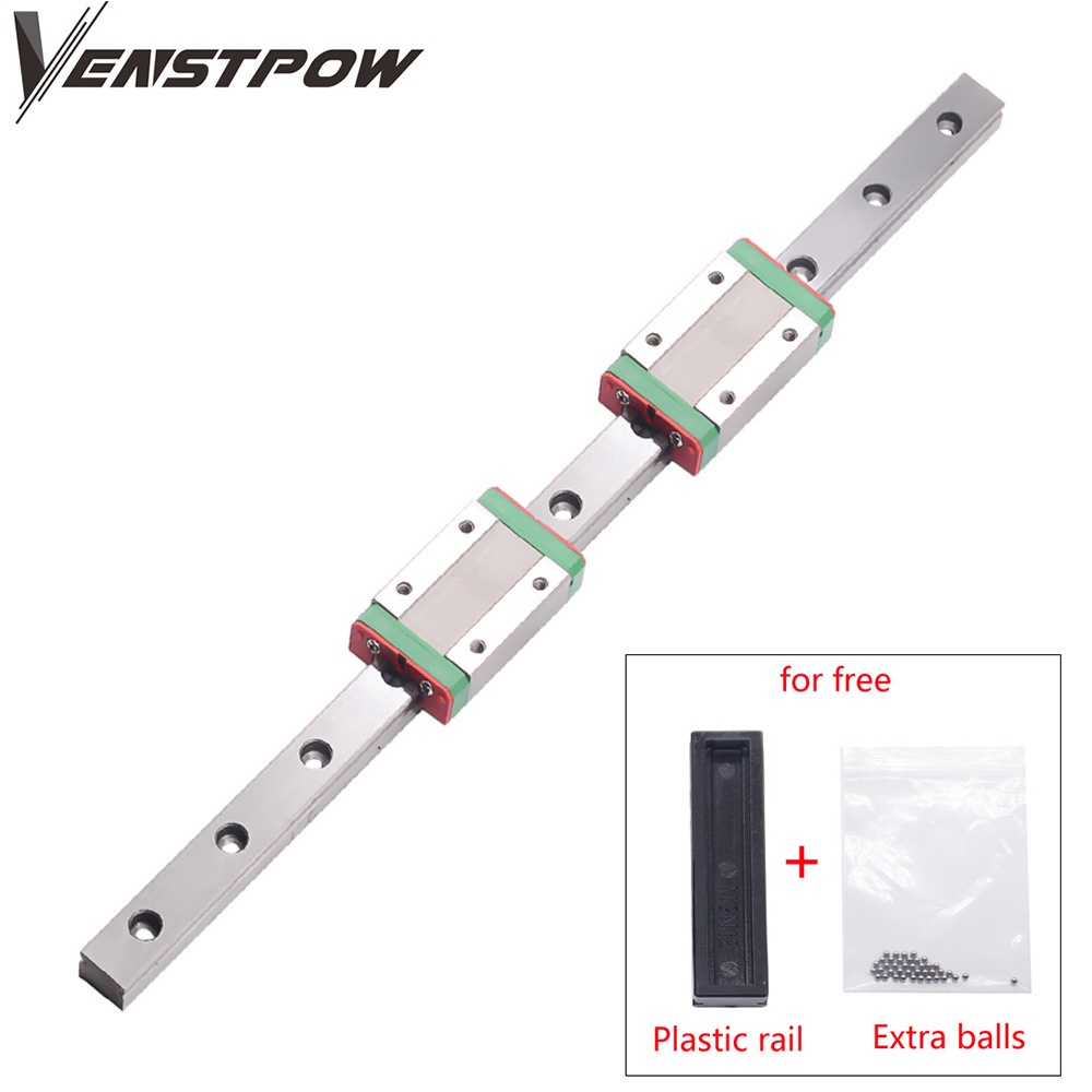 MGN guide set 1pc MGN linear guide+2pc MGN block MGN7 MGN12 MGN15 MGN9 ...