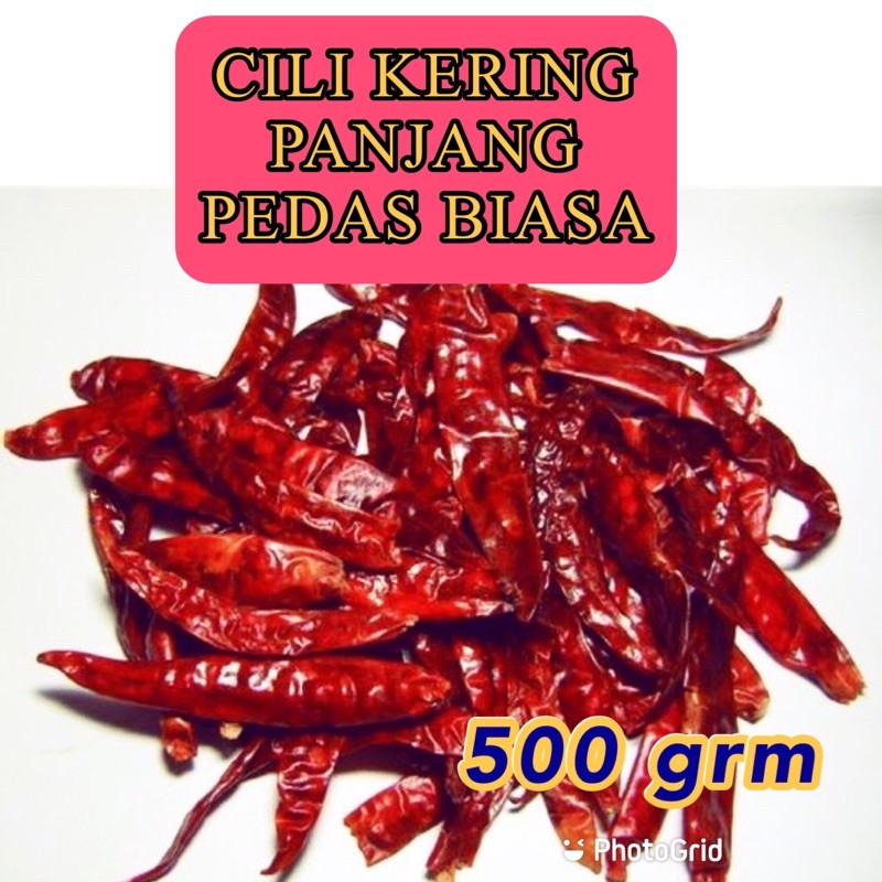 cili kering panjang ( pedas biasa) | Shopee Malaysia