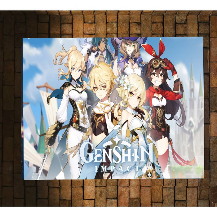 Genshin Impact Poster | Shopee Malaysia