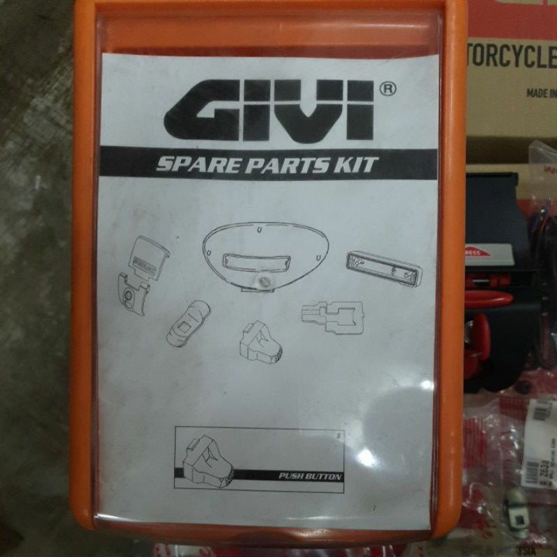 GIVI SPARE PARTS KIT FOR ALL MODEL GIVI BOX AND ACCESSORIES GIVI BOX ...