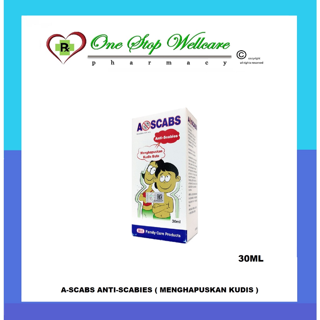 A-SCABS ANTI-SCABIES 30ML (EXP:01/2028) | Shopee Malaysia