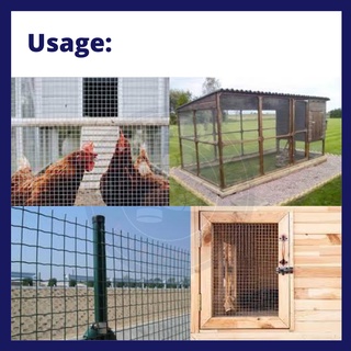 [Sell by feet] TAHAN Galvanised Welded Wire Mesh Wire Netting Metal ...