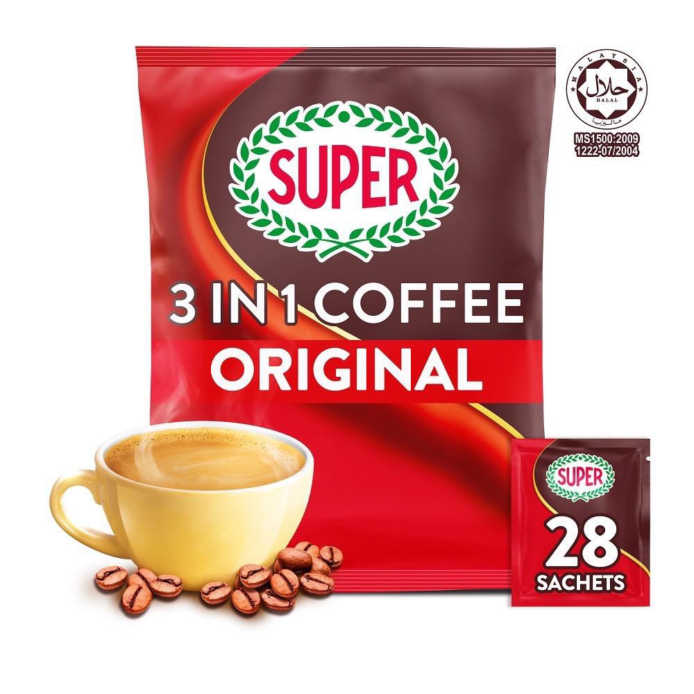 SUPER Original 3IN1 Instant Coffee 28sachets (New Packaging) | Shopee ...