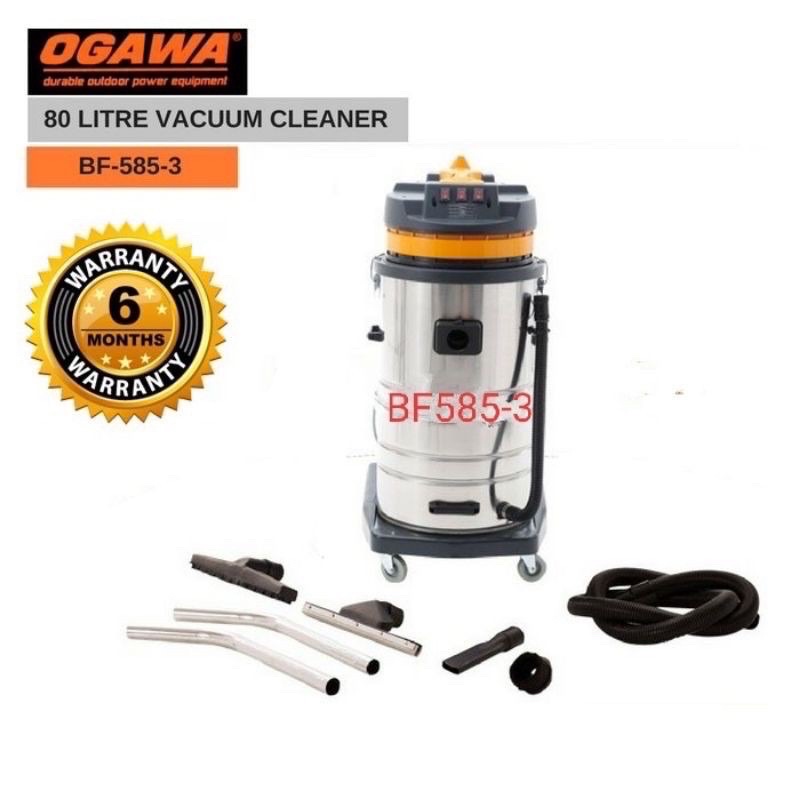 EUROPOWER VAC8003 / NJSTAR NJS803V / NAC8003 80L 3 MOTOR DRY&WET VACUUM ...