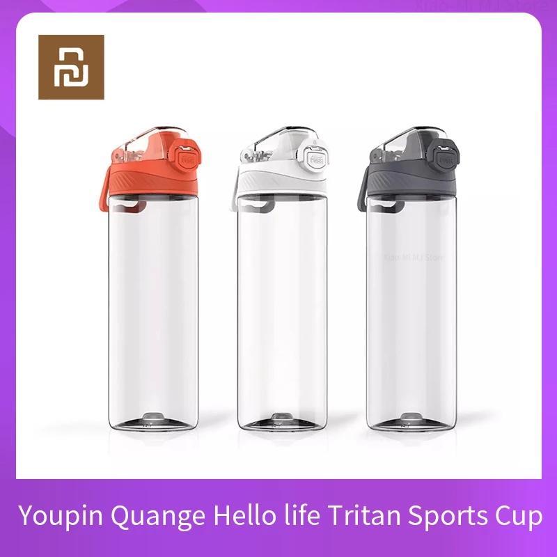 Xiaomi Mijia Quange Hello life Tritan Sports Cup Safety Lock Resistance High Temperature for ...