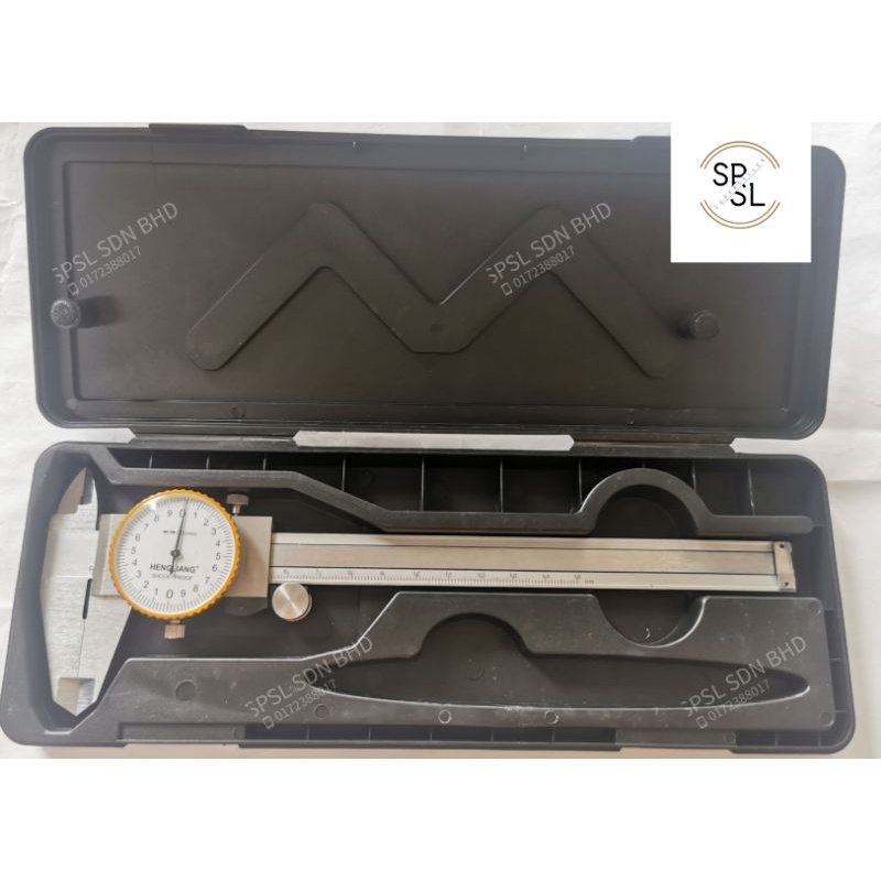 6" Inch 150mm Dial Caliper Meter Vernier Caliper Ruler Metal Stainless ...